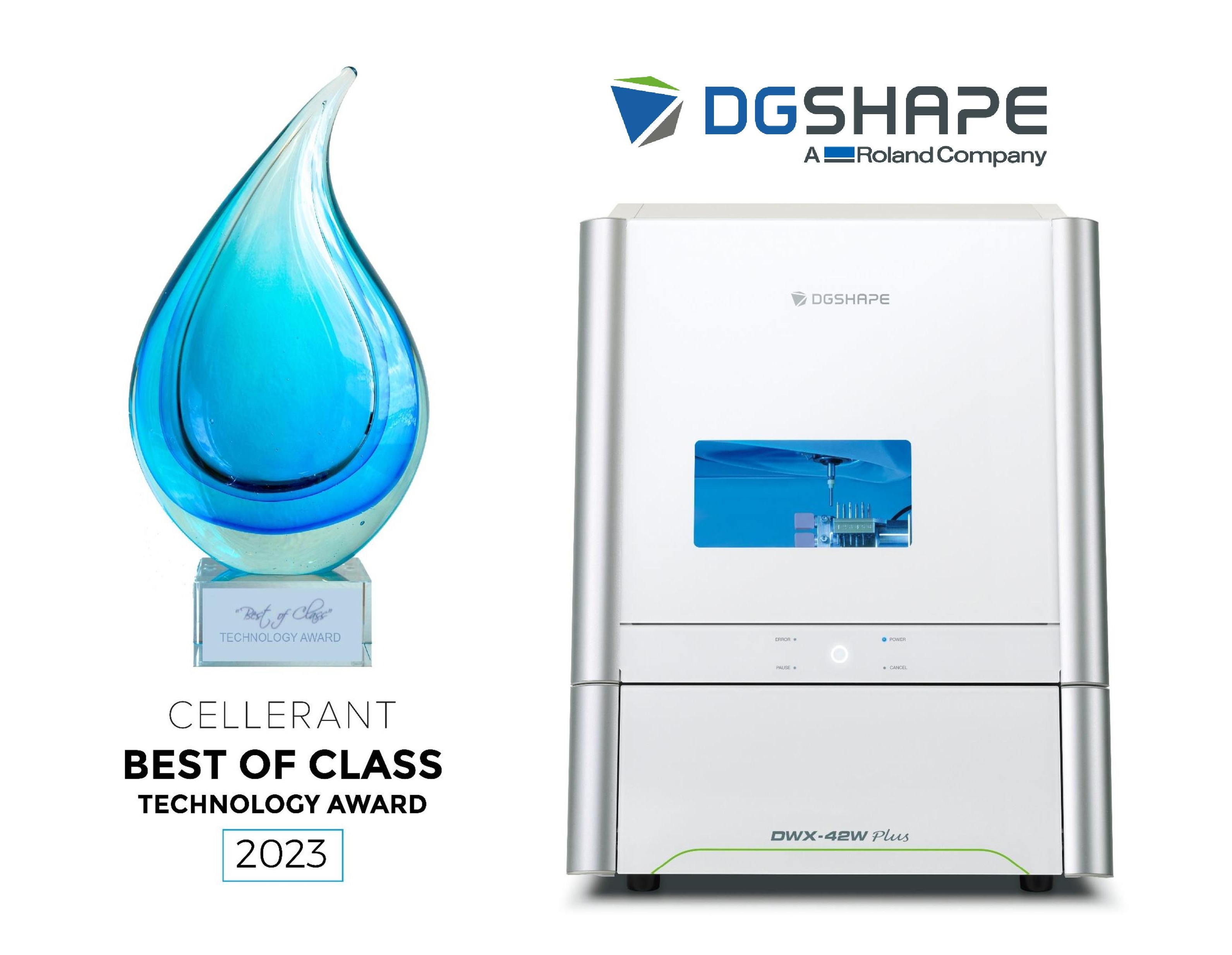 Roland DGA’s DGSHAPE DWX-42W Plus Chairside Milling Solution Wins the 2023 Cellerant Best of ...