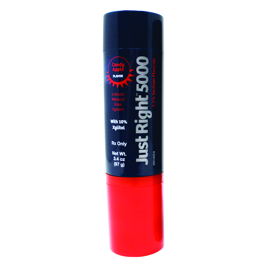 Just Right 5000邃 Metered Dose Prescription Candy Apple Toothpaste
